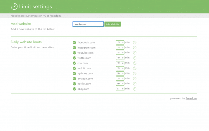 Introducing Limit - A Free Extension for Limiting Distracting Sites ...